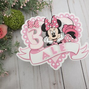 Minnie Mouse Cake Topper - Etsy
