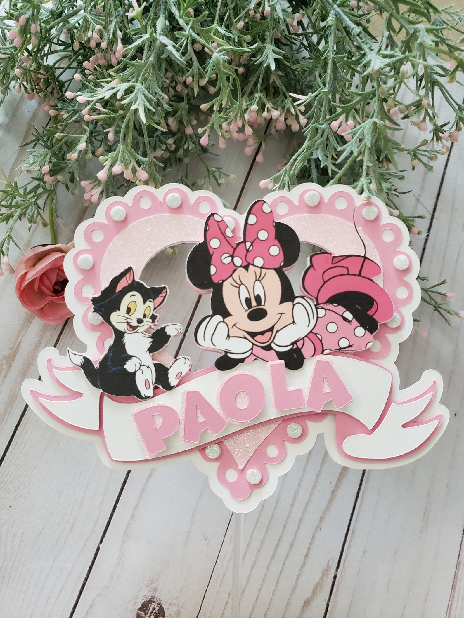 Minnie Mouse Cake Topper - Etsy