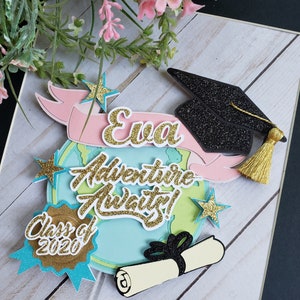 Graduation Cake Topper, Graduation Party Decorations, Custom Graduation ...