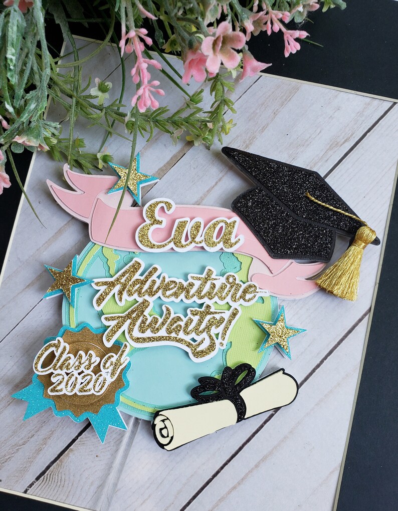 Graduation Cake Topper, Graduation Party Decorations, Custom Graduation ...