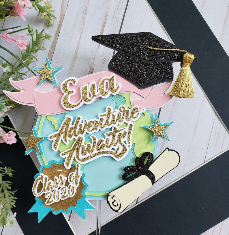 Graduation Cake Topper, Graduation Party Decorations, Custom Graduation ...