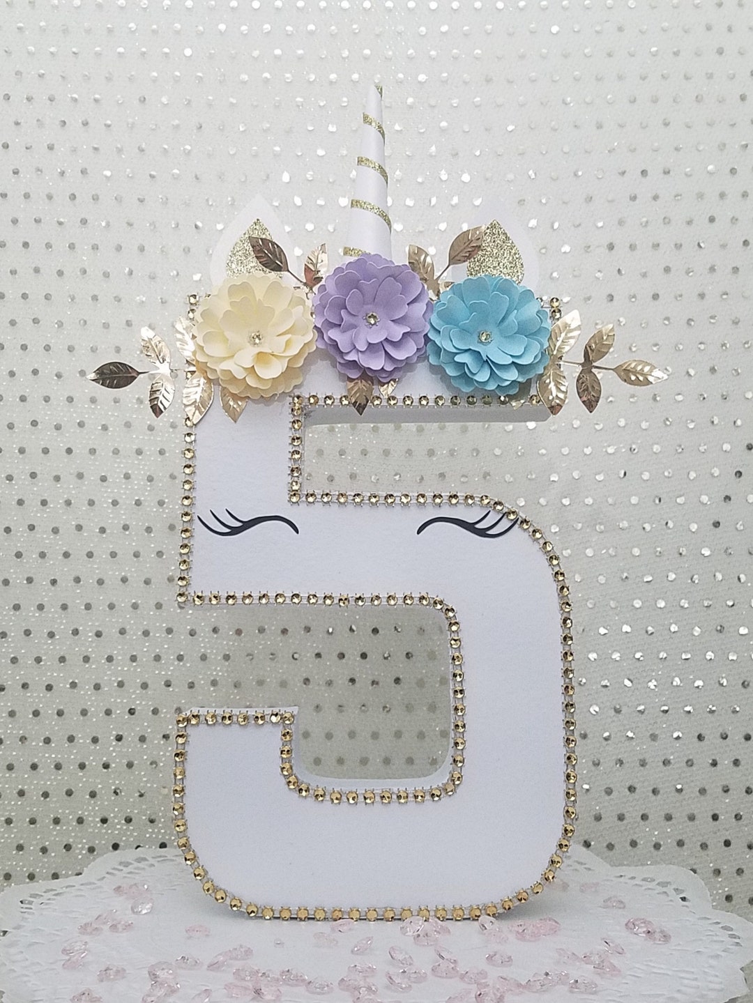 Unicorn Numbers, Unicorn Birthday Party, Bedroom Decor, Personalized ...