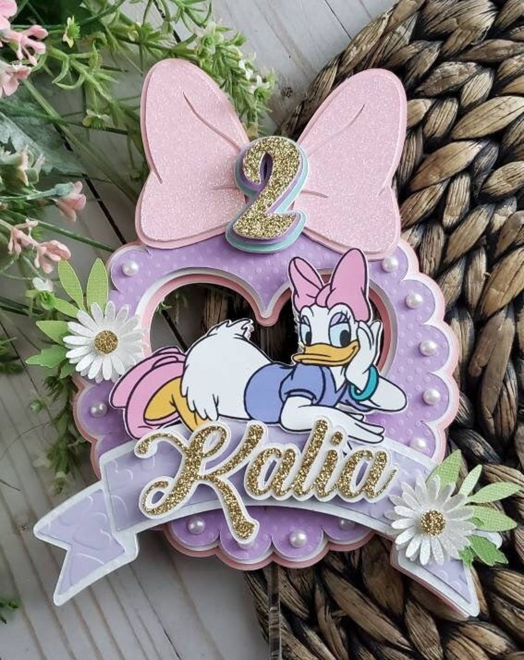 Daisy Duck Cake Topper, - Etsy