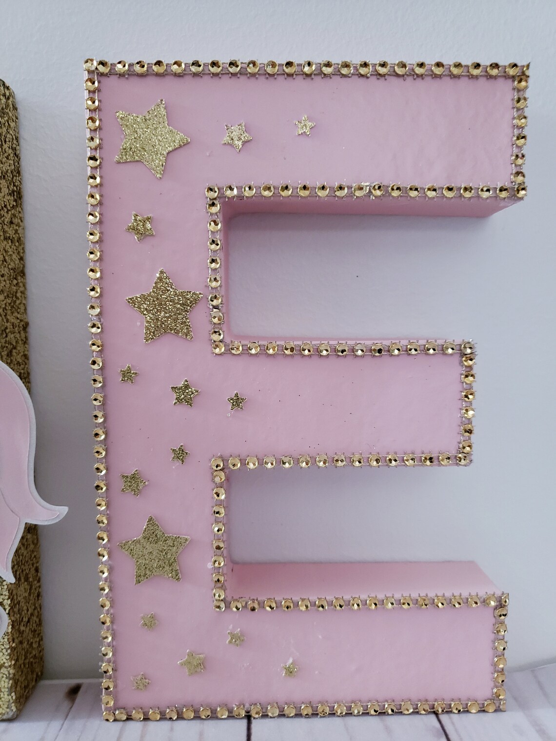 Unicorn One letters ONE sign photo prop Unicorn birthday | Etsy