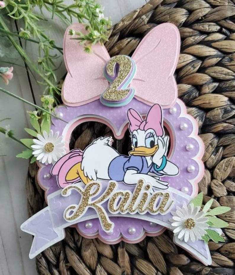 Daisy Duck Cake Topper - Etsy