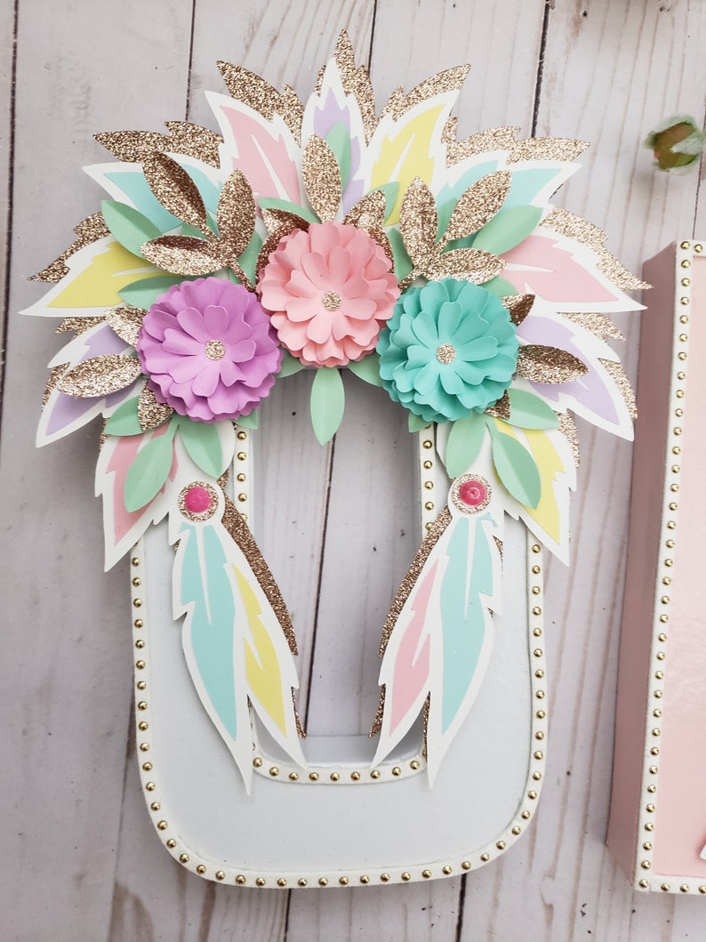 Boho ONE Letters Wild One Party Decorations Cake Smash Photo | Etsy