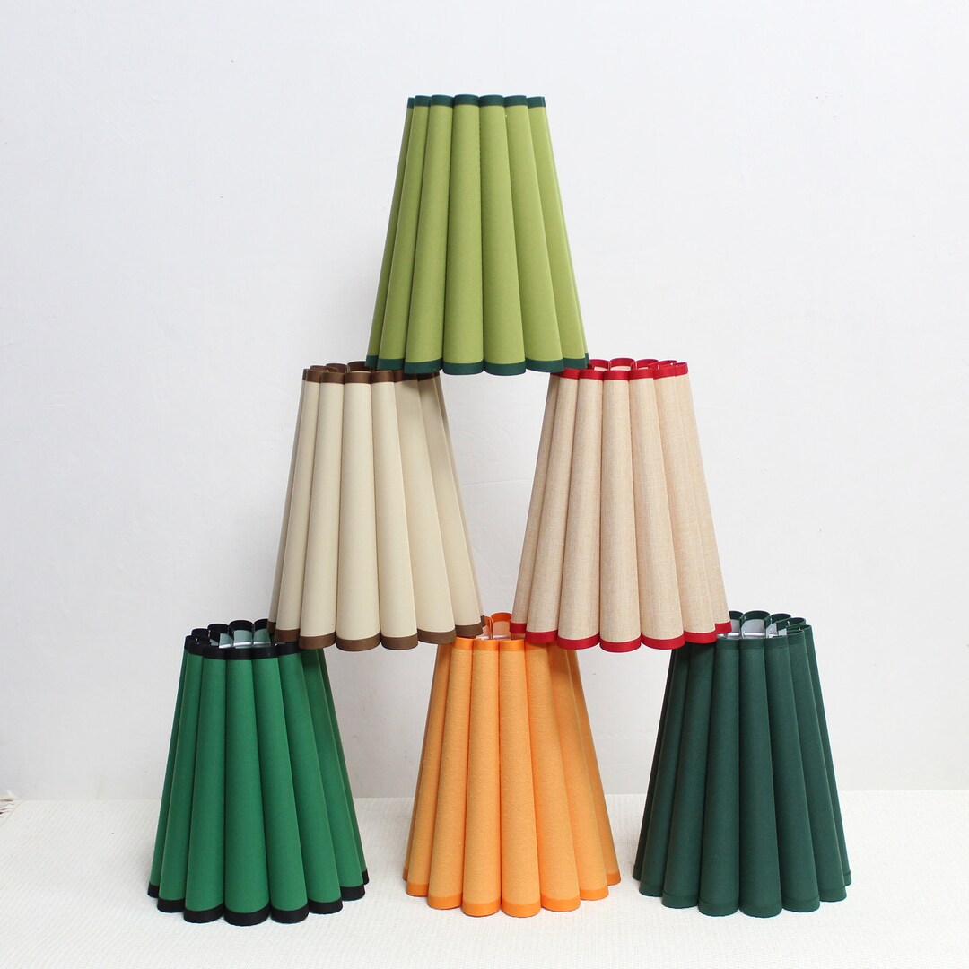 Handmade Fabric Lampshade: Customizable Color, Home Lighting (110-240V ...