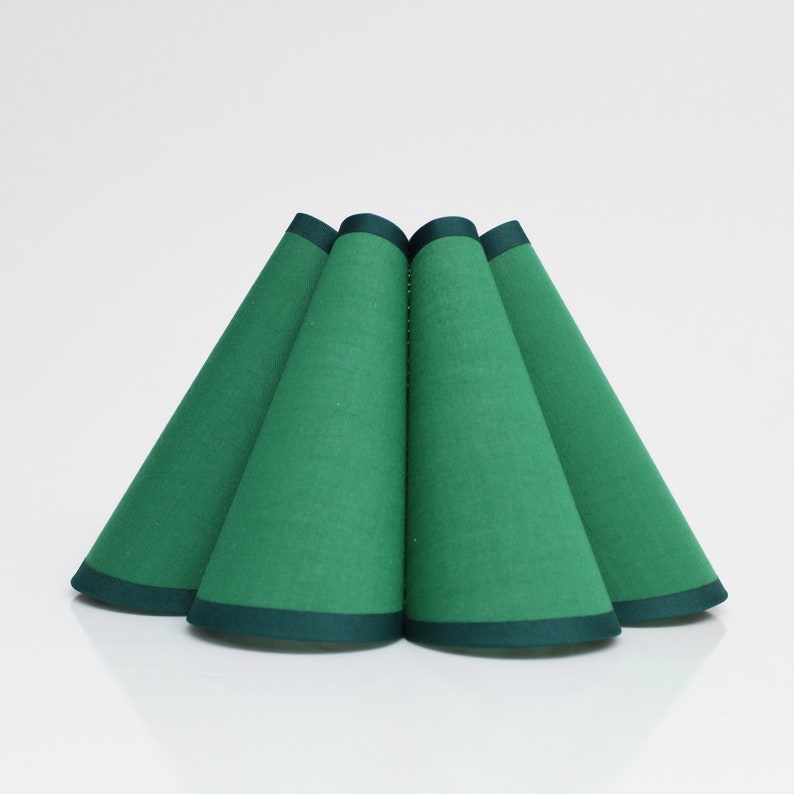 Handmade Dark Green Pleated Table Lamp With Ceramic Base-18# - Etsy