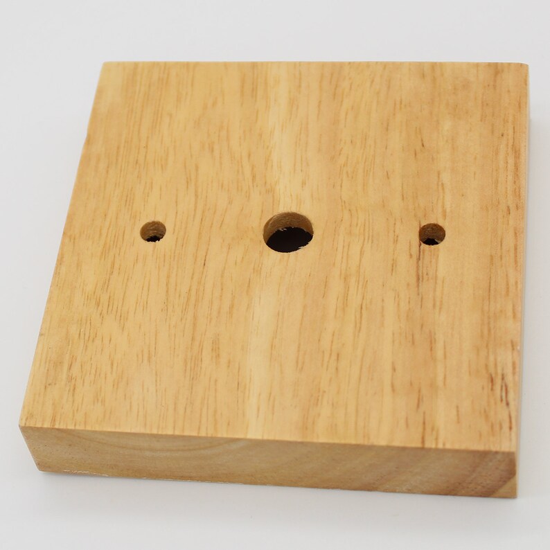 Oak Square Ceiling Plate: DIY Lighting Accessories (4.72 Inches) - Etsy