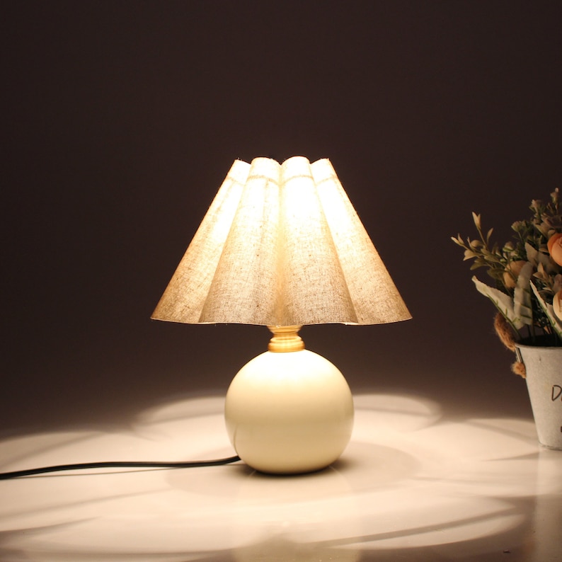 Duzy Handmade High Quality Light Burlap and Acrylic Pleated | Etsy