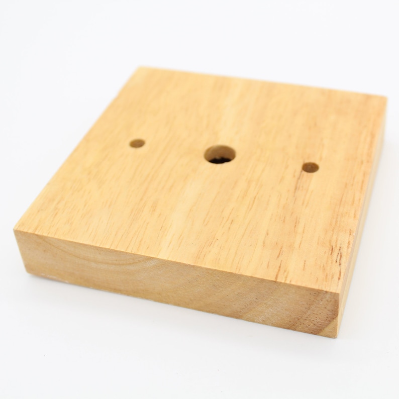 Oak Square Ceiling Plate: DIY Lighting Accessories (4.72 Inches) - Etsy