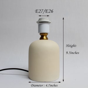 Ceramic Table Lamp Base: Modern Home Decor (110-240V) - Etsy