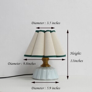 Duzy Handmade Oatmeal Color Fabric Decoration Creative Table Lamp-5 ...