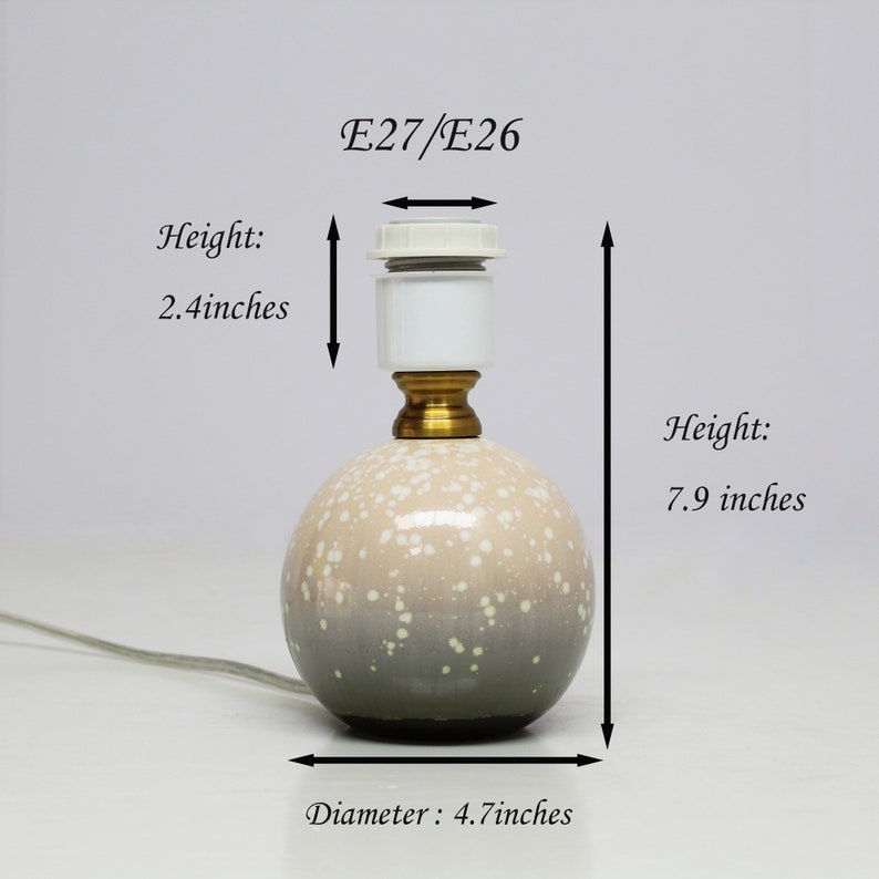 Duzy Exquisite Small Ceramic Table Lamp Base for Home Decor, 110-240v ...