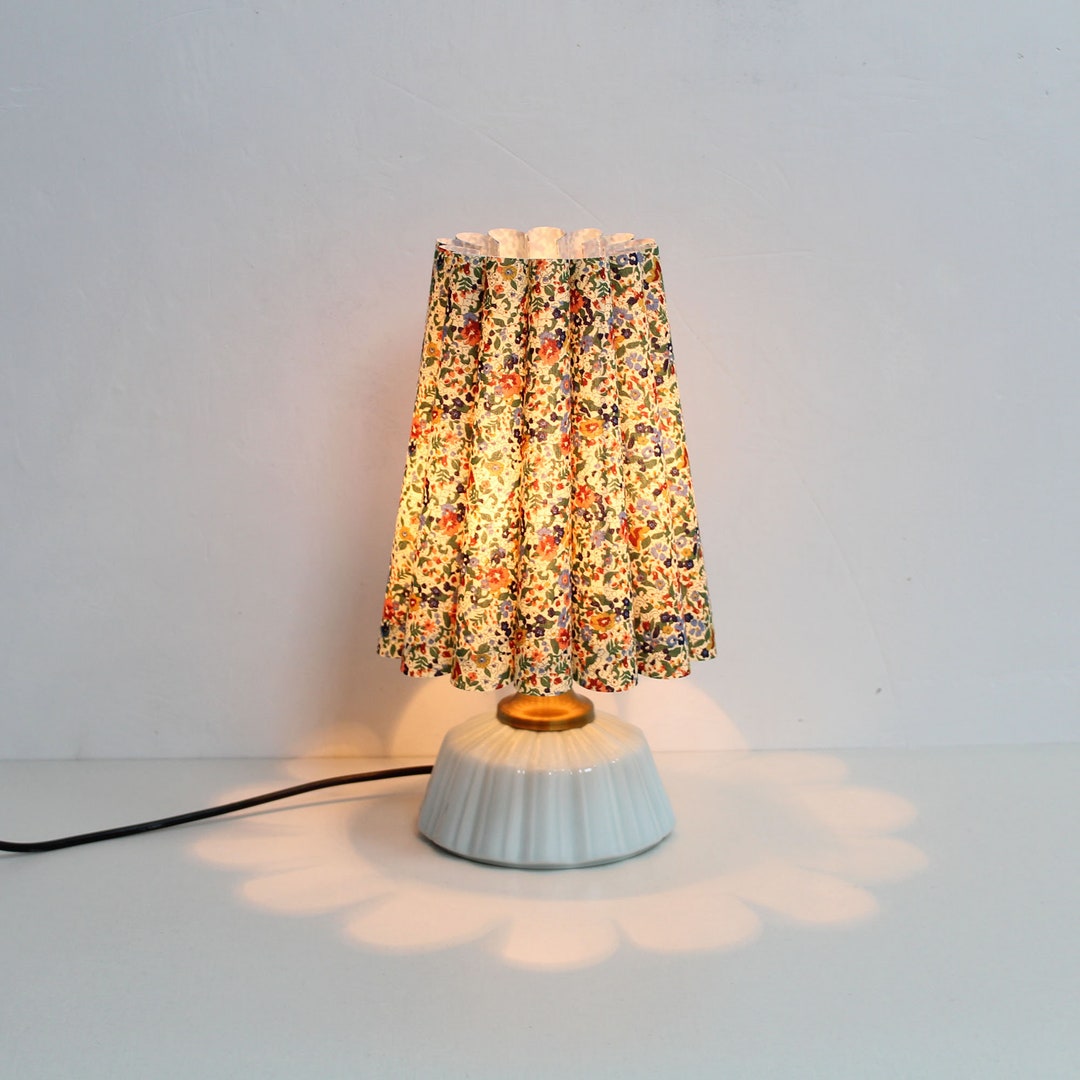 Duzy Handmade Floral Fabric Cute Lamp for Home Furnishing - Etsy