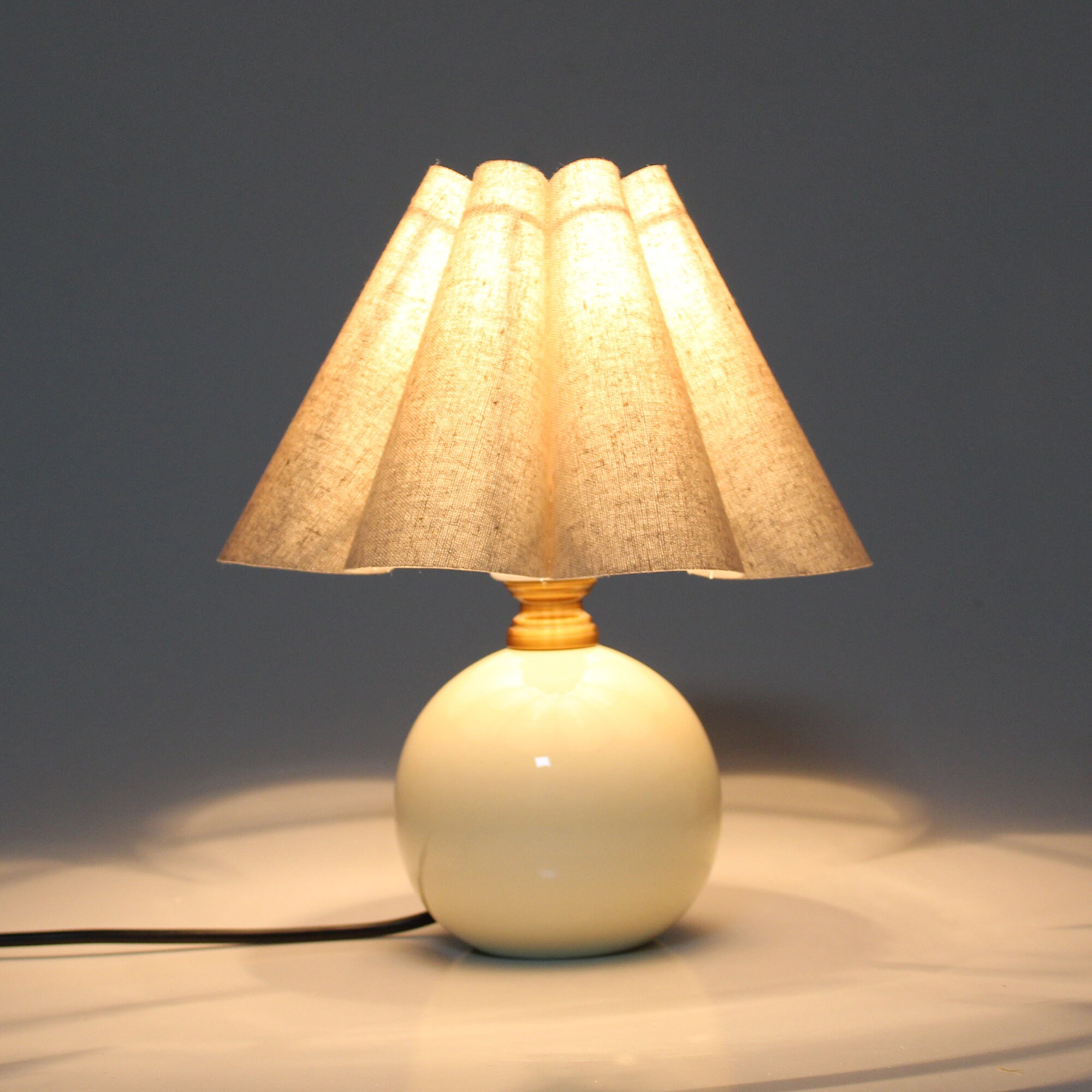 Duzy Handmade High Quality Light Burlap and Acrylic Pleated | Etsy