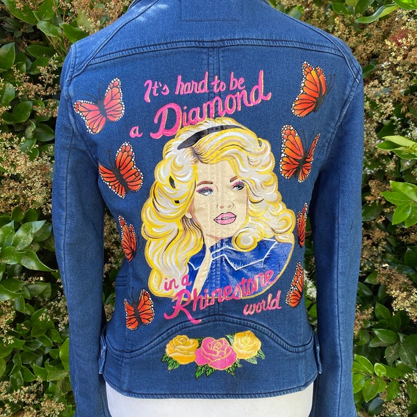 Dolly Parton Denim Jacket - Etsy