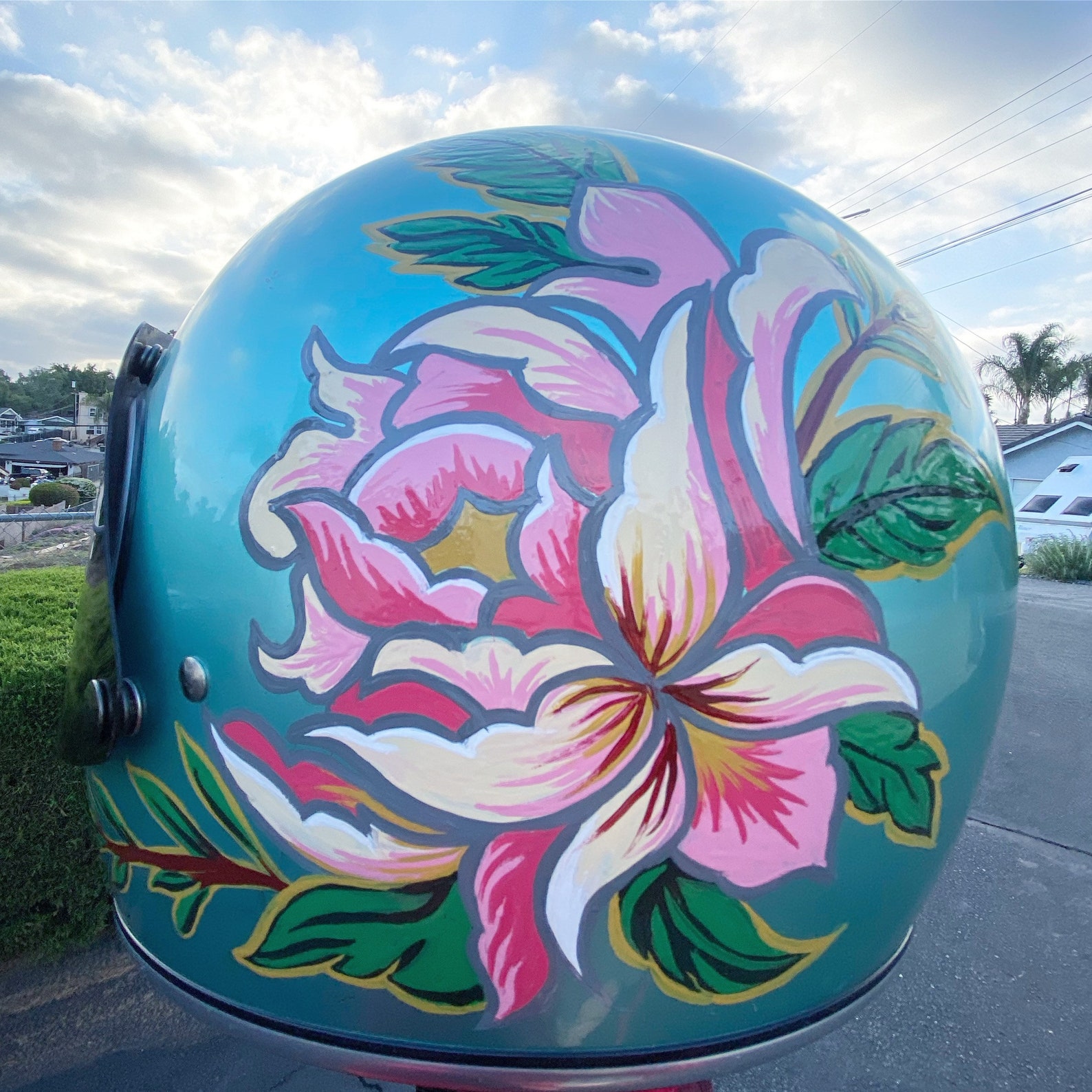 Custom Painted Motorcycle Helmet - Etsy
