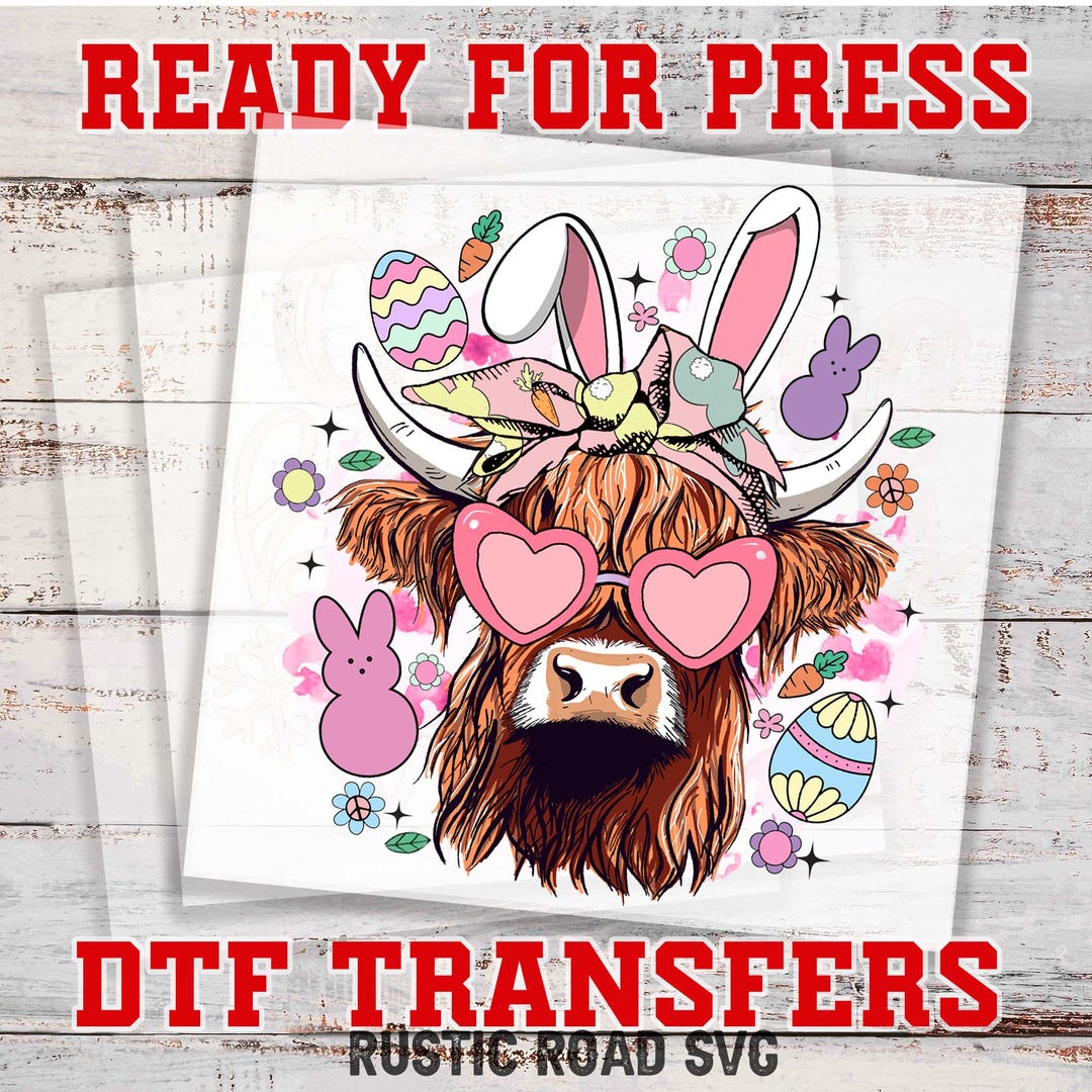 Easter Iron On, Easter DTF, Girls Shirt Iron On, Easter Bunny Shirt ...