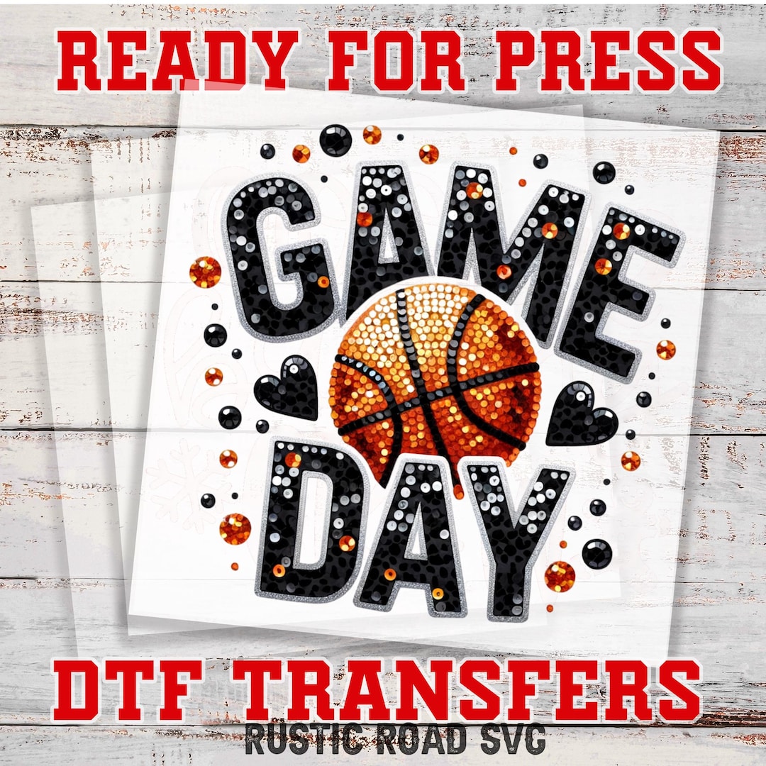 Basketball DTF Transfers, Gameday Basketball, Basketball Team Transfer ...