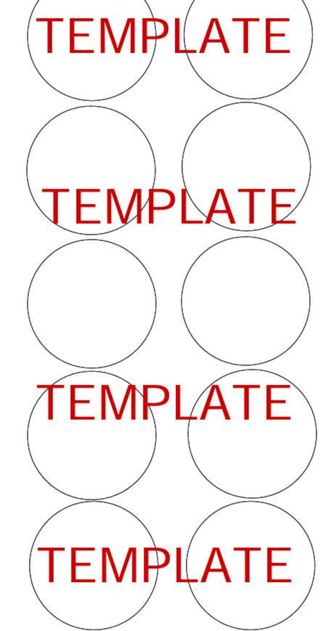 Chocolate Transfer Sheet Template Pdf - Etsy