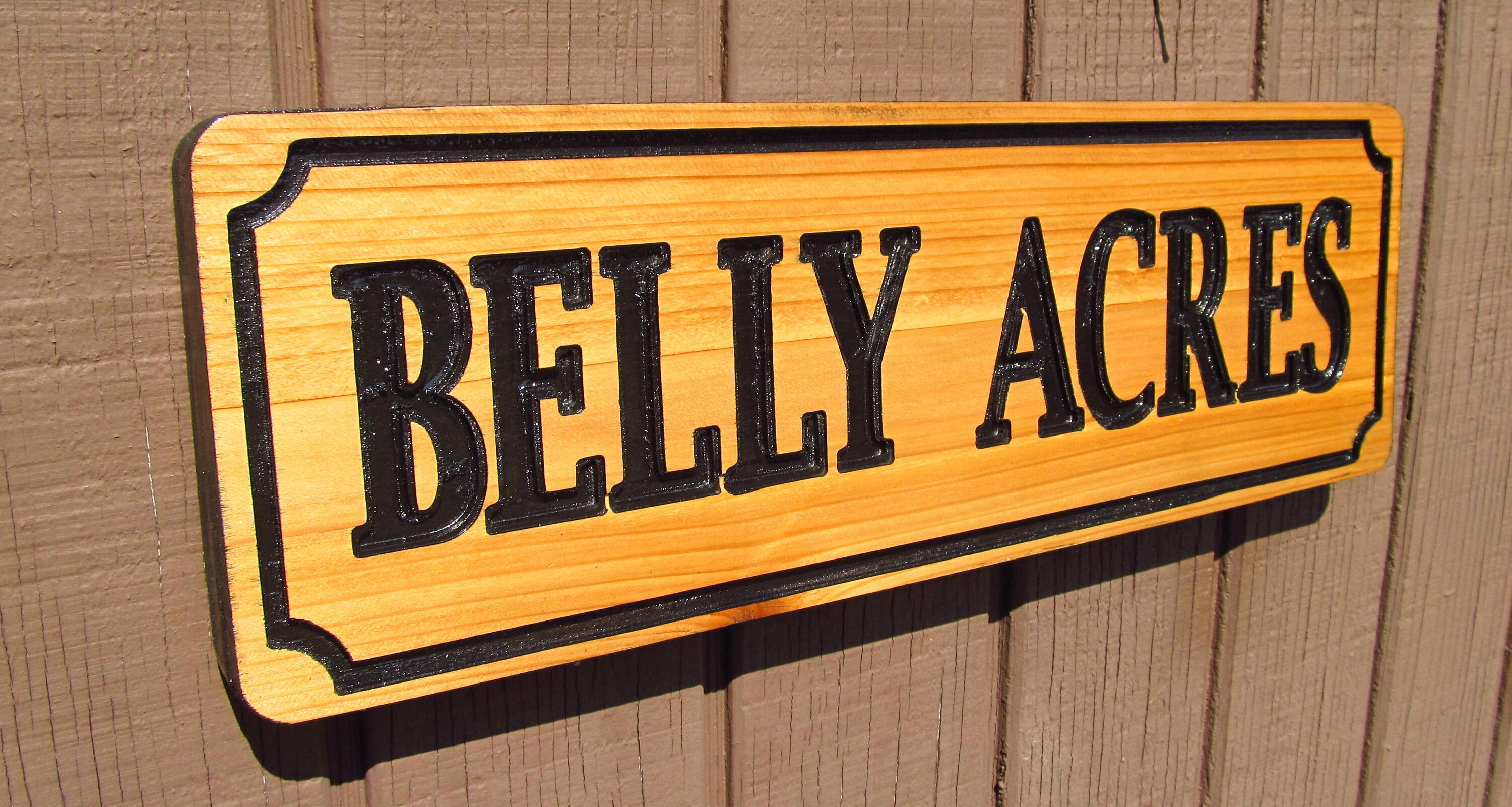 Customize This Western Red Cedar Wood Sign - Etsy