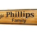 Custom Personalized Family Last Name Cedar Wood Sign With Carved in ...