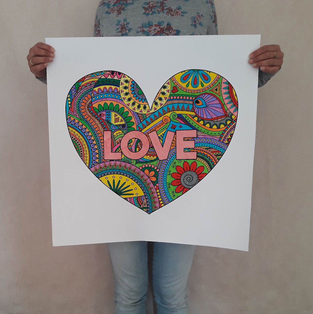 Poster Mandala Design Personalized Name Art Therapy Decor - Etsy