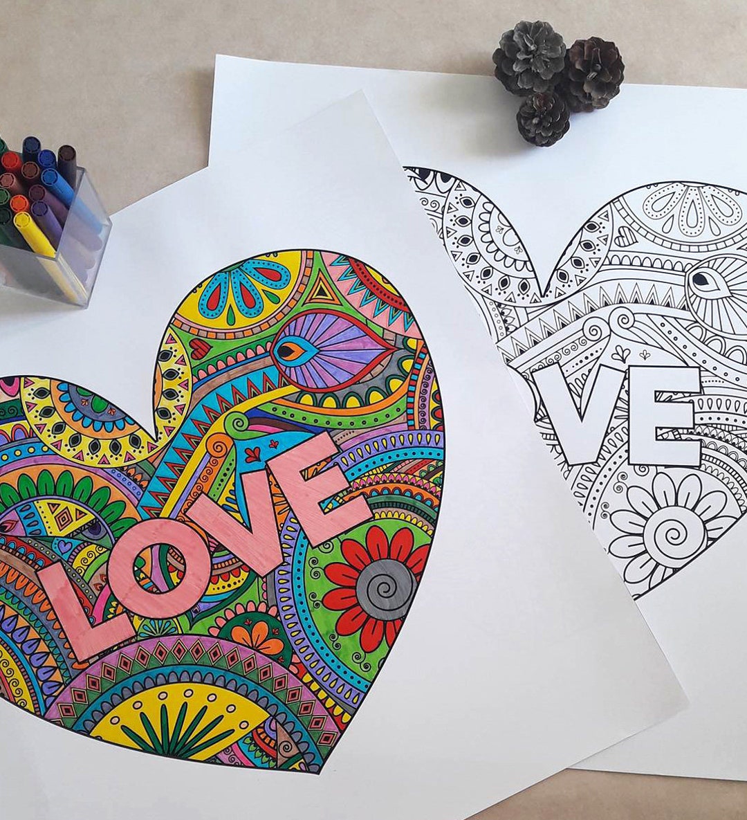 Affiche Mandala Design nom personnalisé Art thérapie décor sacré ...