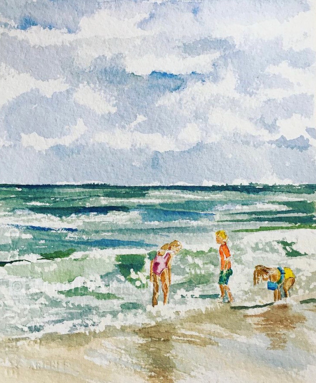 Seen in CAPE COD ART Magazine Beach Days/children on the Beach , Shells ...