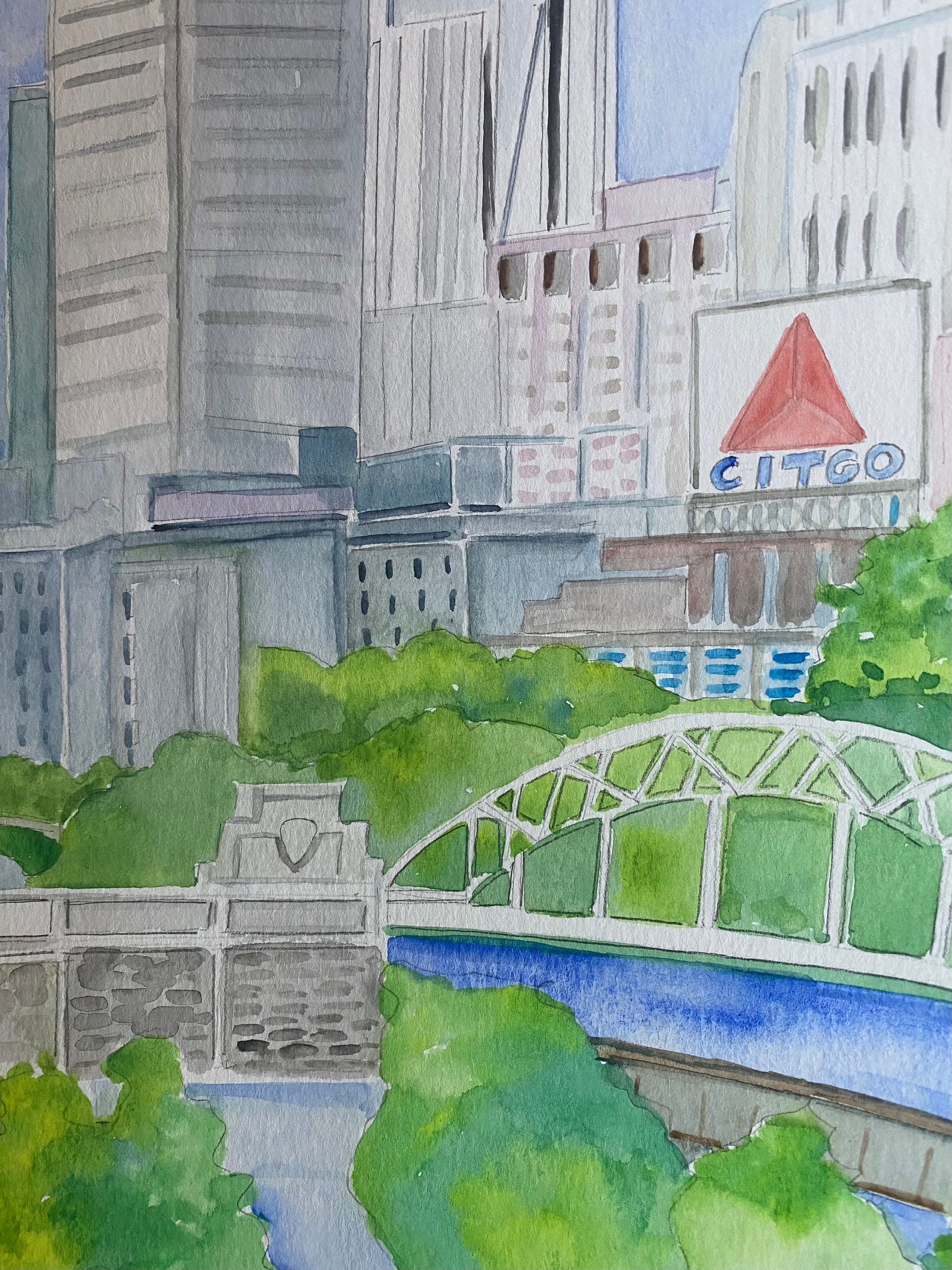 Boston CITGO Sign,boston Skyline Print . A Beautiful View of Boston ...