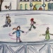 Boston Watercolor Giclee Professional Print,frog Pond, Ice Skating ...