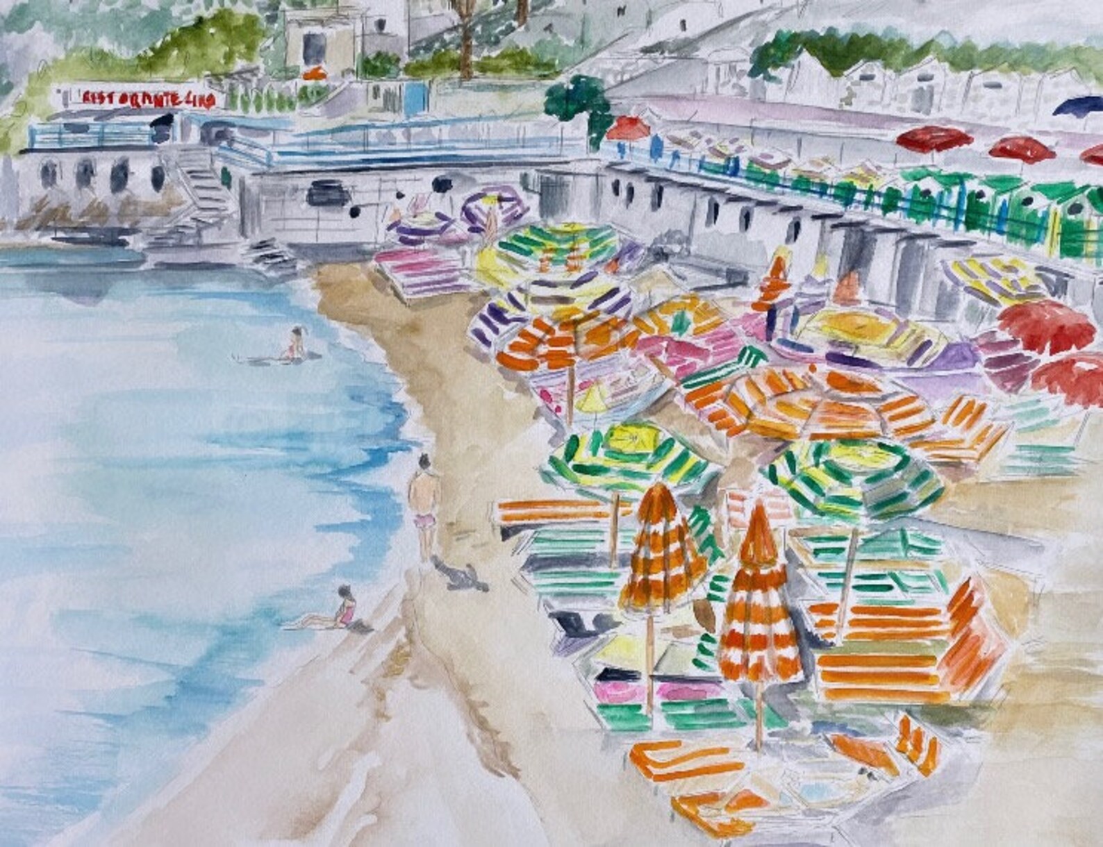 Italy/capri/travel Art/italia Capri Wall Art Giclee Print - Etsy