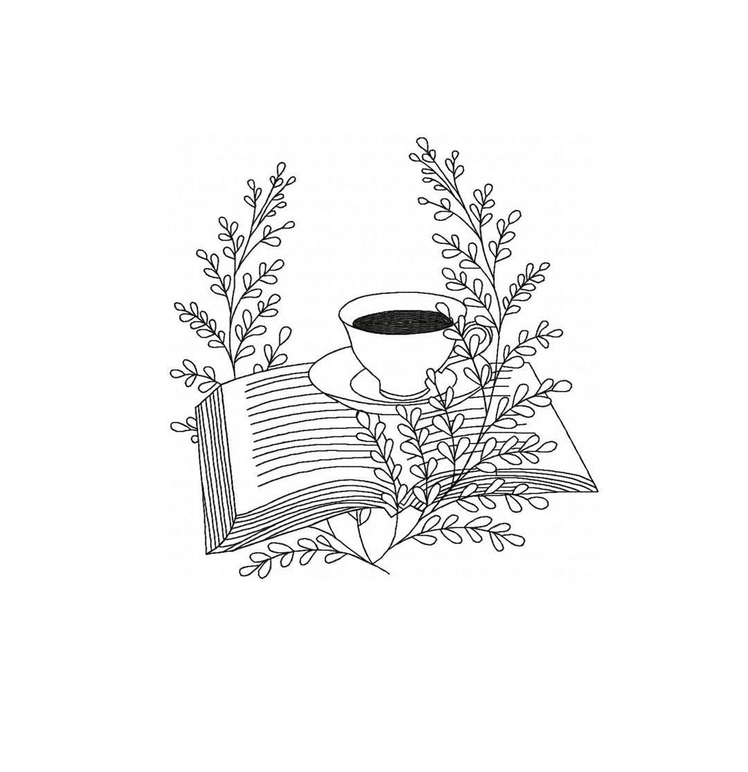Monotone Embroidery Machine Embroidery Design Digital Design - Etsy