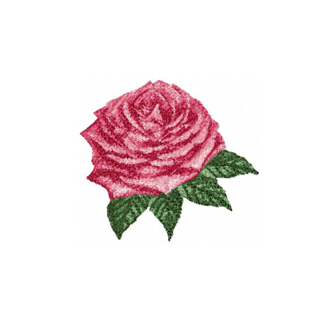 Rose Embroidery Design Flower Embroidery Photostitch Rose Machine ...