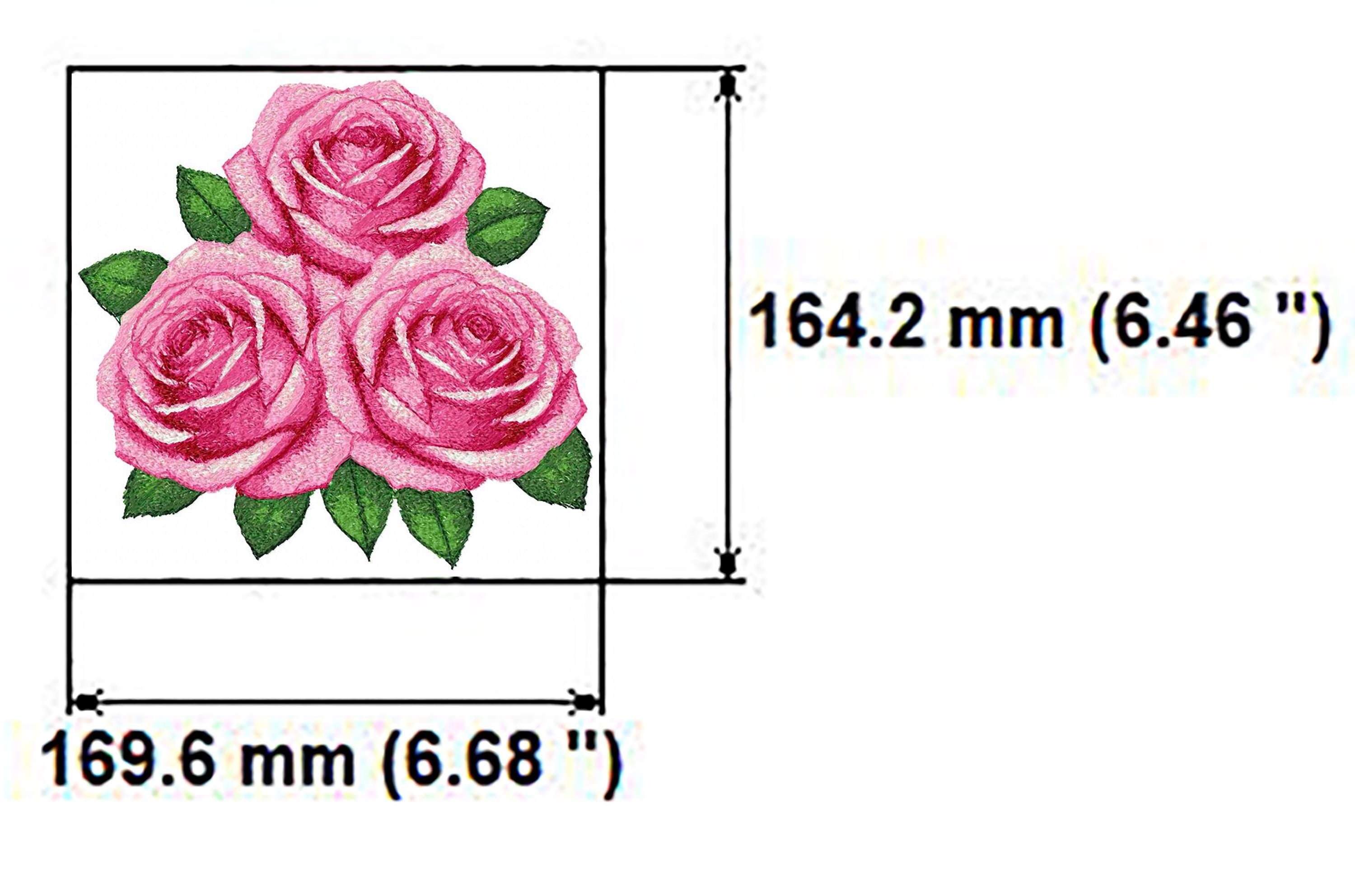 Photostitch Roses Machine Embroidery Design (digital Download) - Etsy