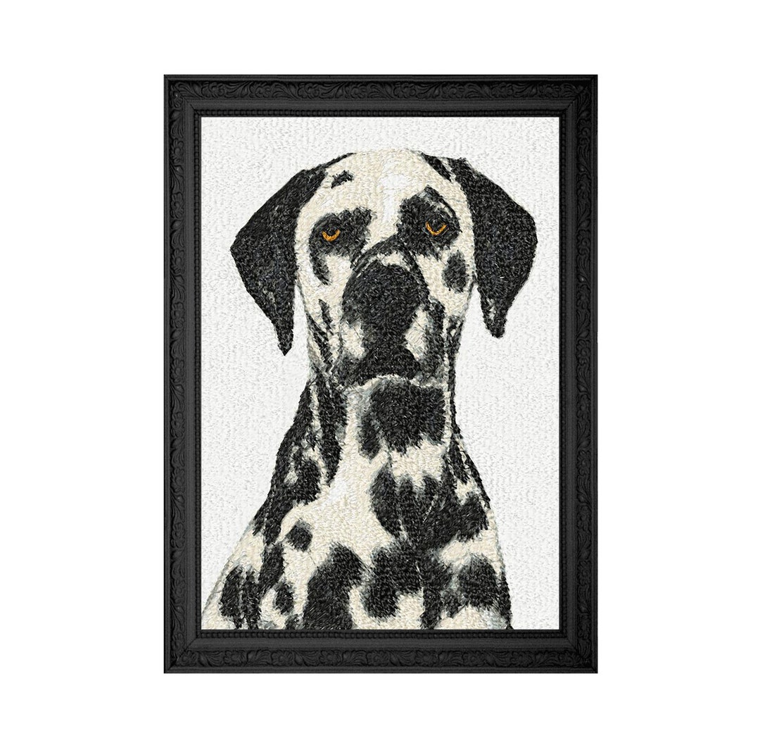 Photostitch Dog Machine Embroidery Design Dalmatian Dog Digital Pattern ...