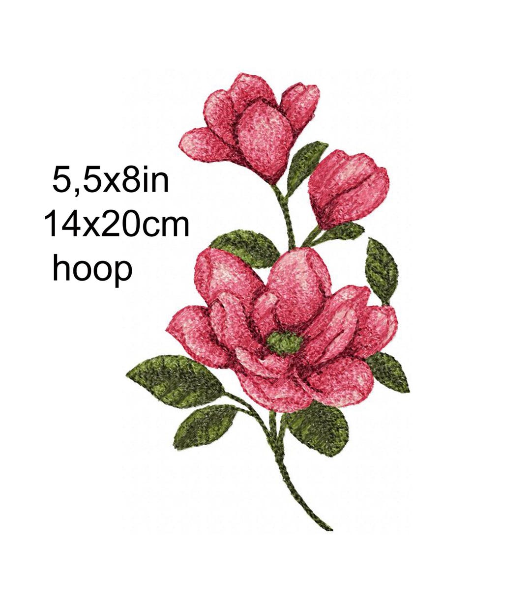 Photostitch Flower Machine Embroidery Design (digital Download) - Etsy