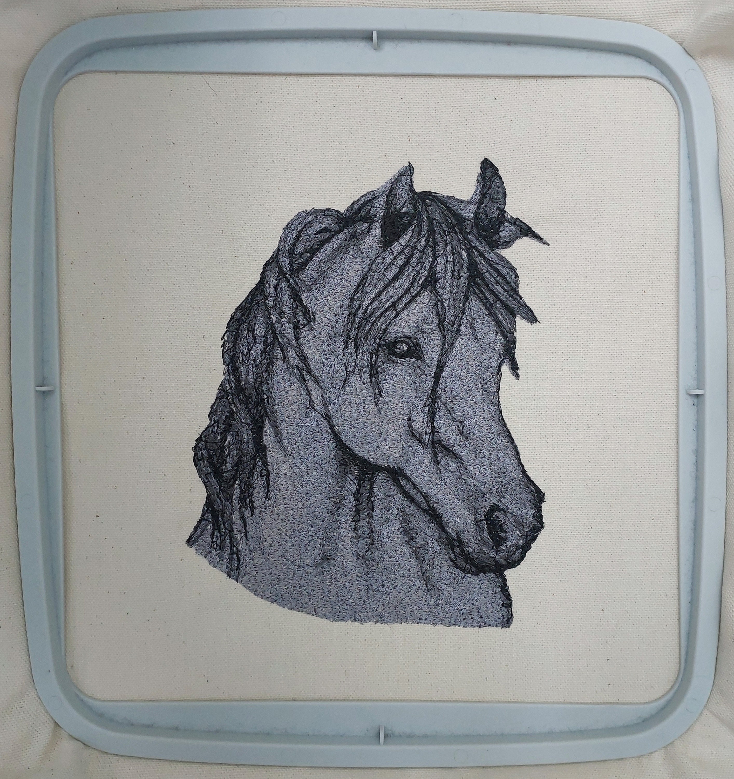 Horse Embroidery Machine Embroidery Design Animal Embroidery - Etsy
