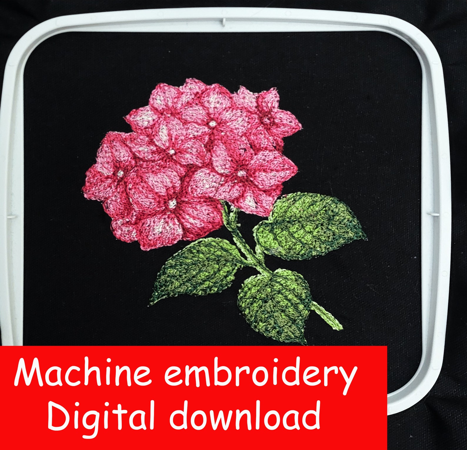 Flower Embroidery Photostitch Machine Embroidery Design - Etsy