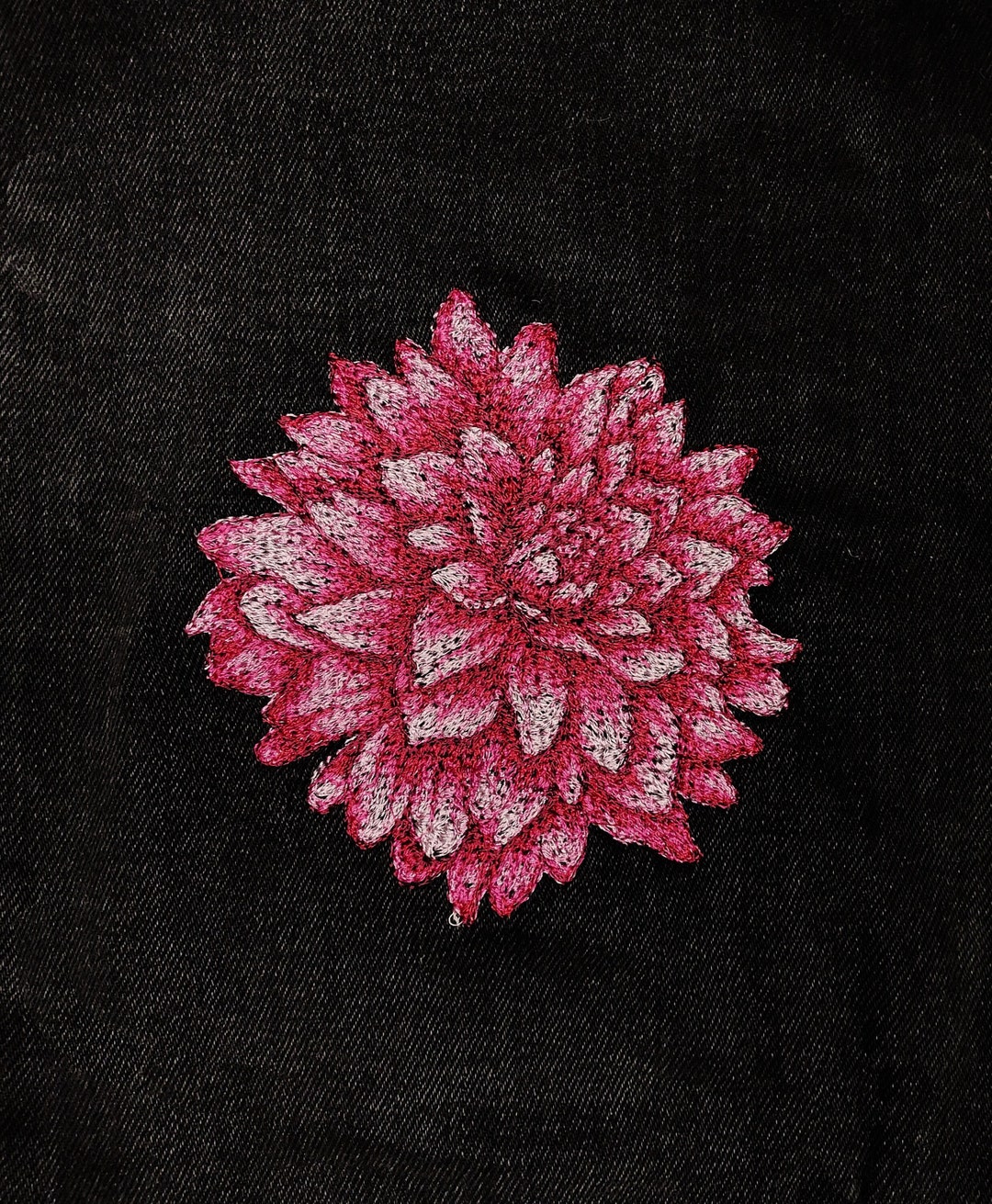 Flower Embroidery Photostitch Dahlia Machine Embroidery Design Dahlia ...