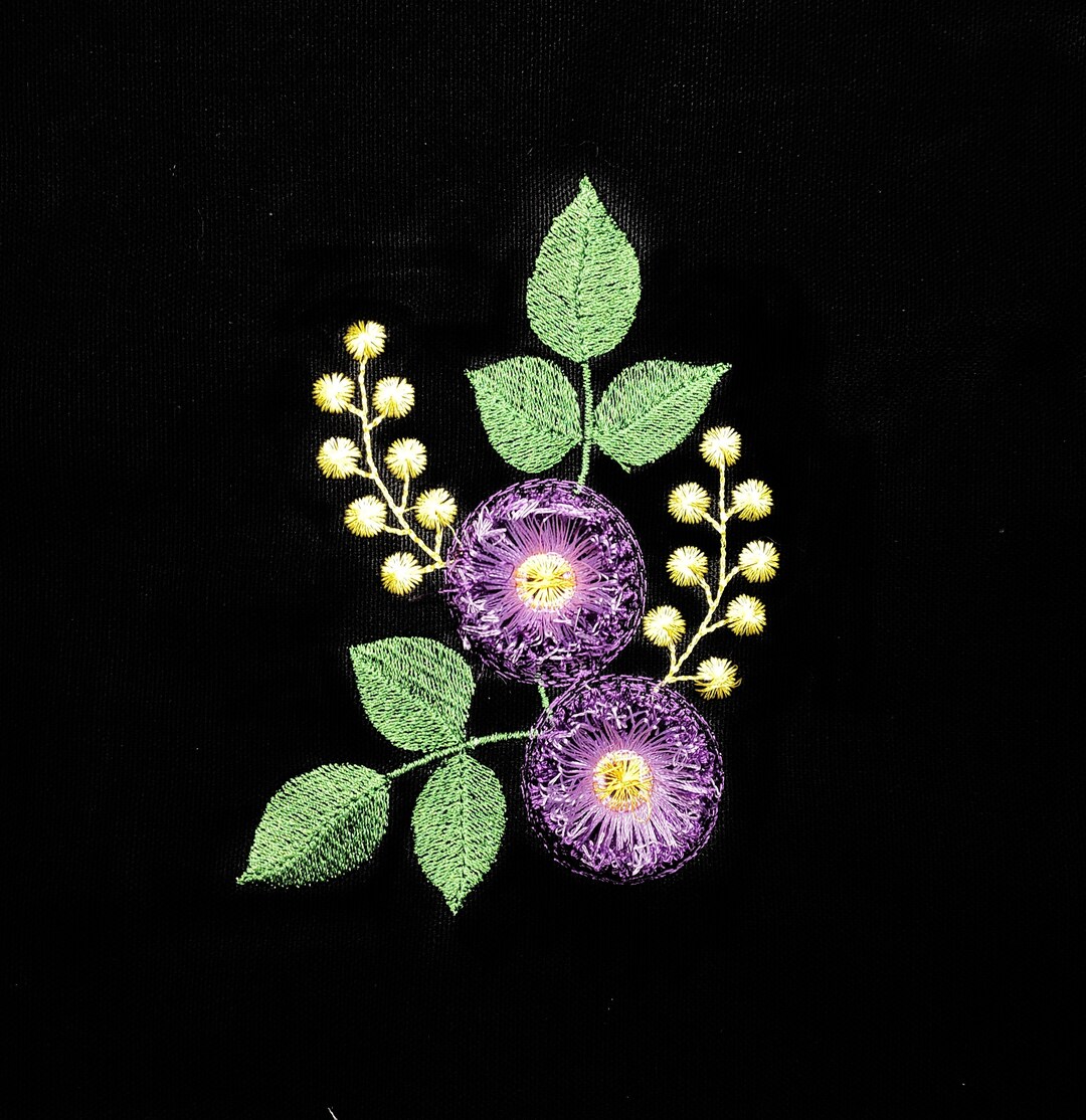Fringe Flowers Machine Embroidery Design (digital Download) - Etsy