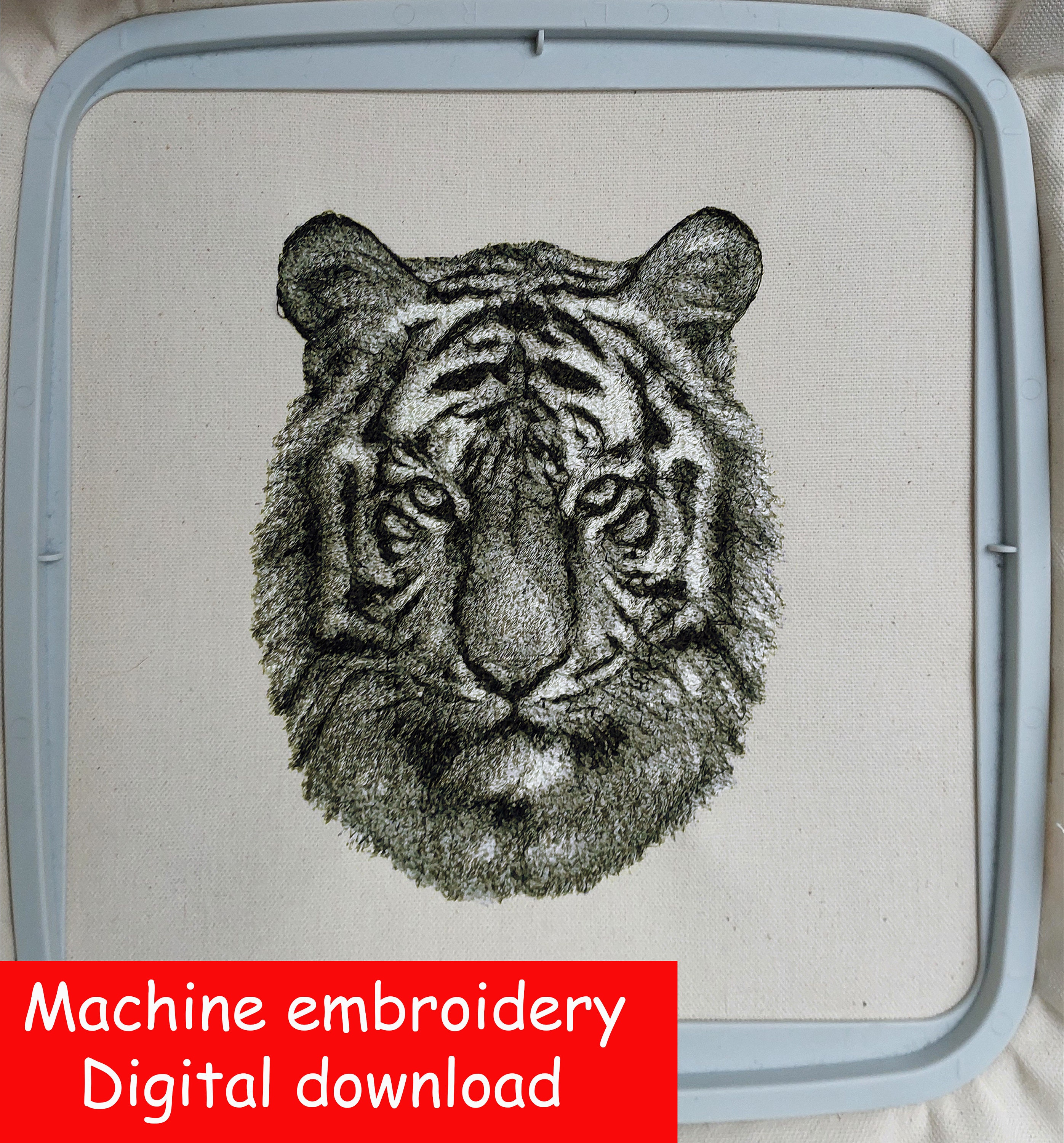 Tiger Embroidery Design Digital Designs Tiger Embroidery - Etsy