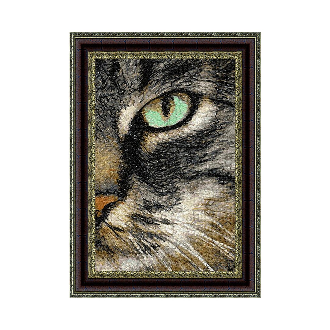 Photostitch Cat Machine Embroidery Design Digital Design Cat Embroidery ...