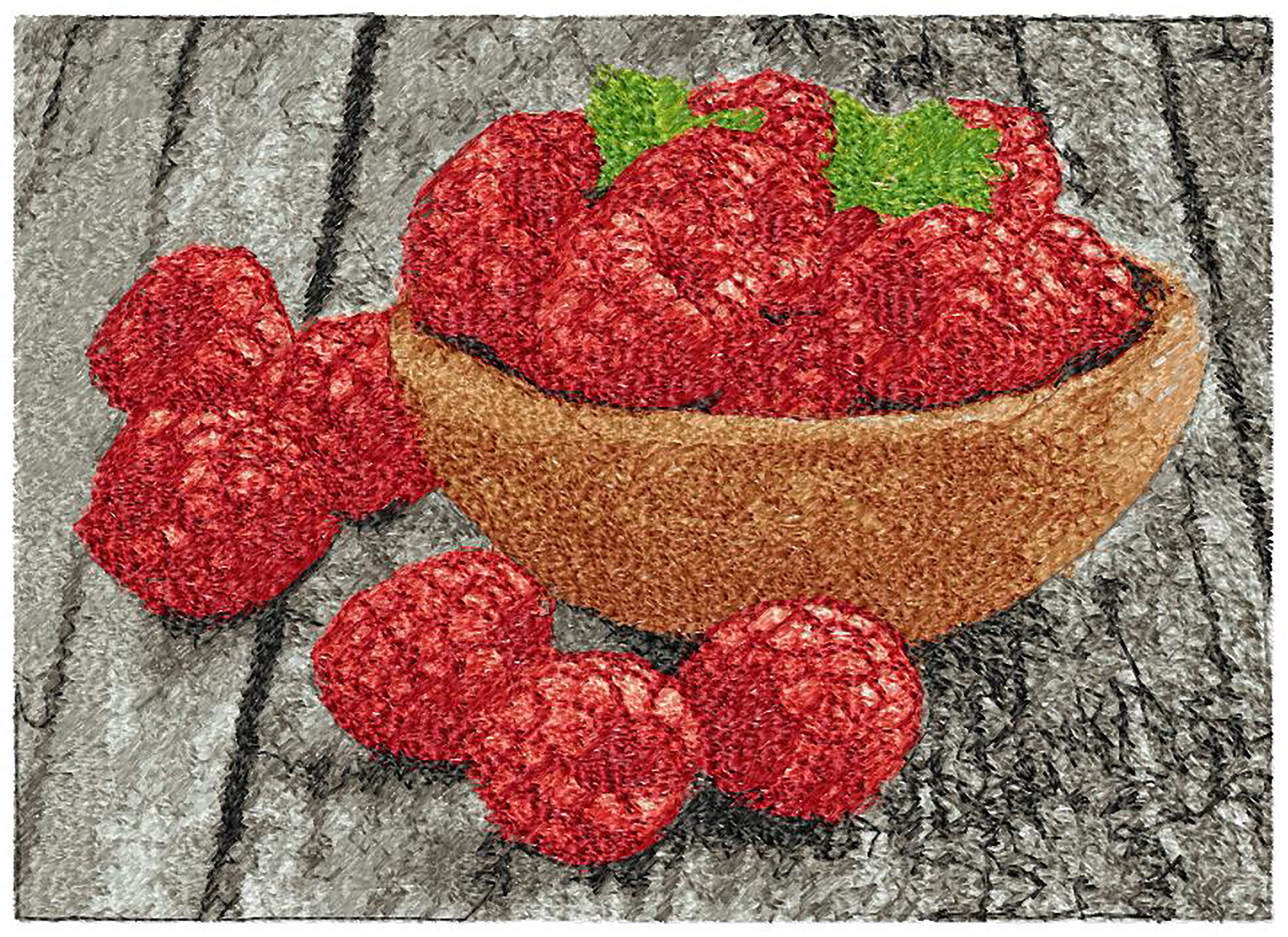 Photostitch Raspberry Machine Embroidery Design Raspberry Digital ...
