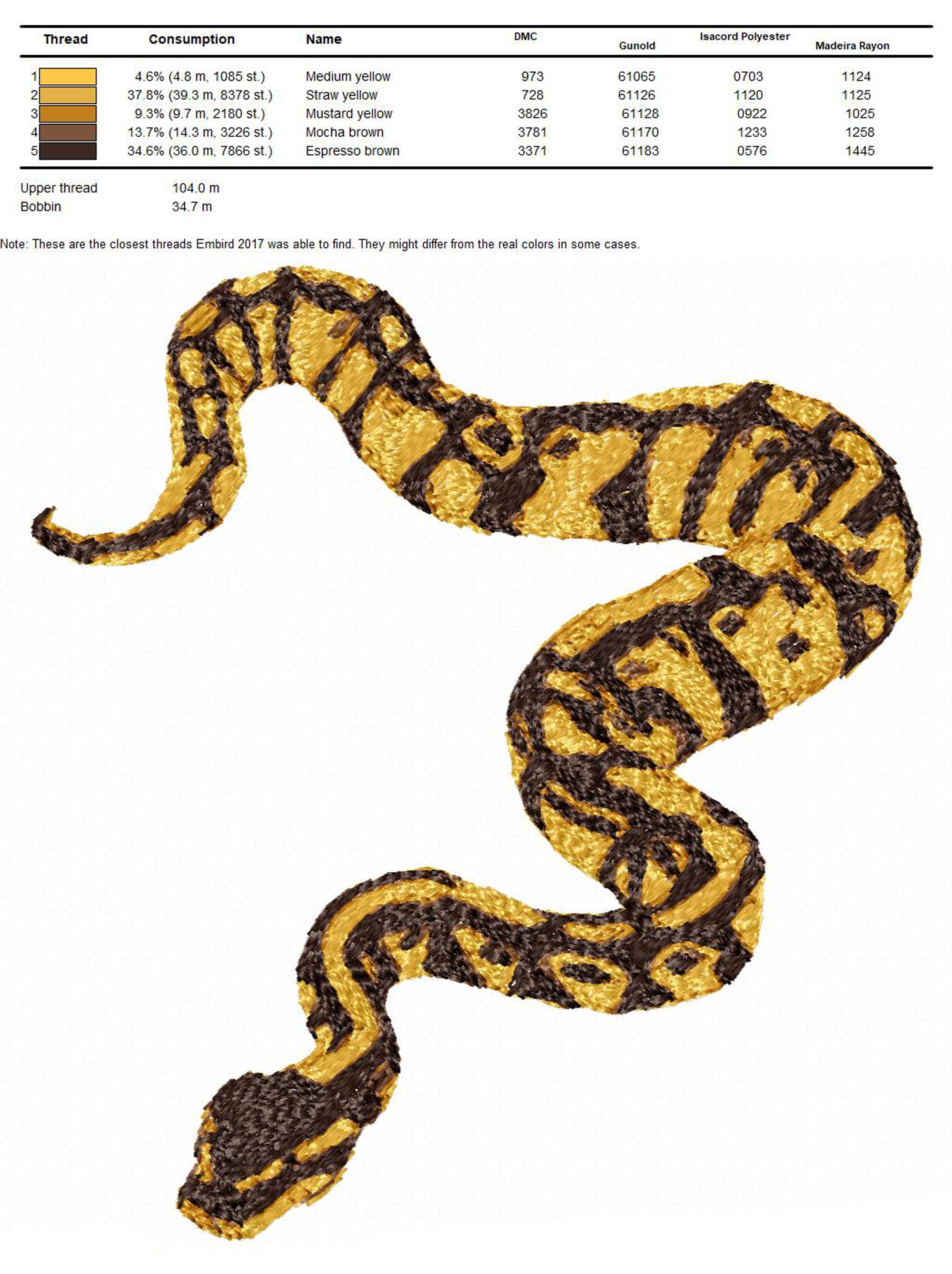 Python Embroidery Design Machine Embroidery Design Python Digital ...