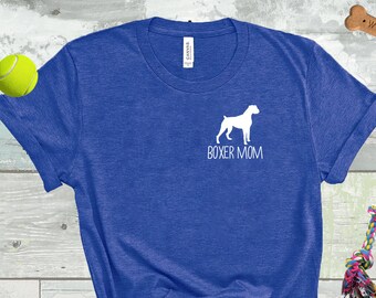 Boxer Mama T-shirt Boxer Mom Shirt - Etsy