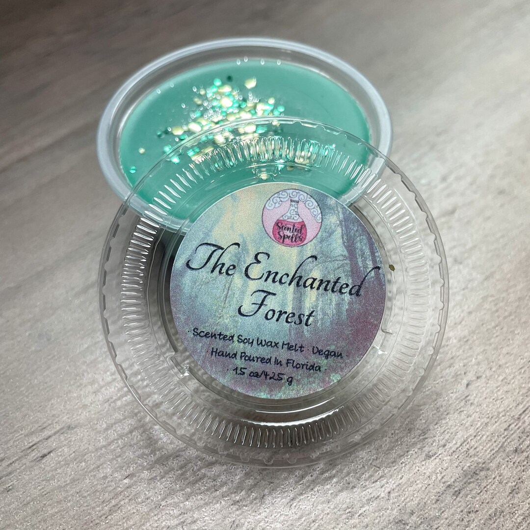The Enchanted Forest / Soy Wax Melt / Vegan / Ecofriendly / Biodegradable Glitter / Fantasy ...