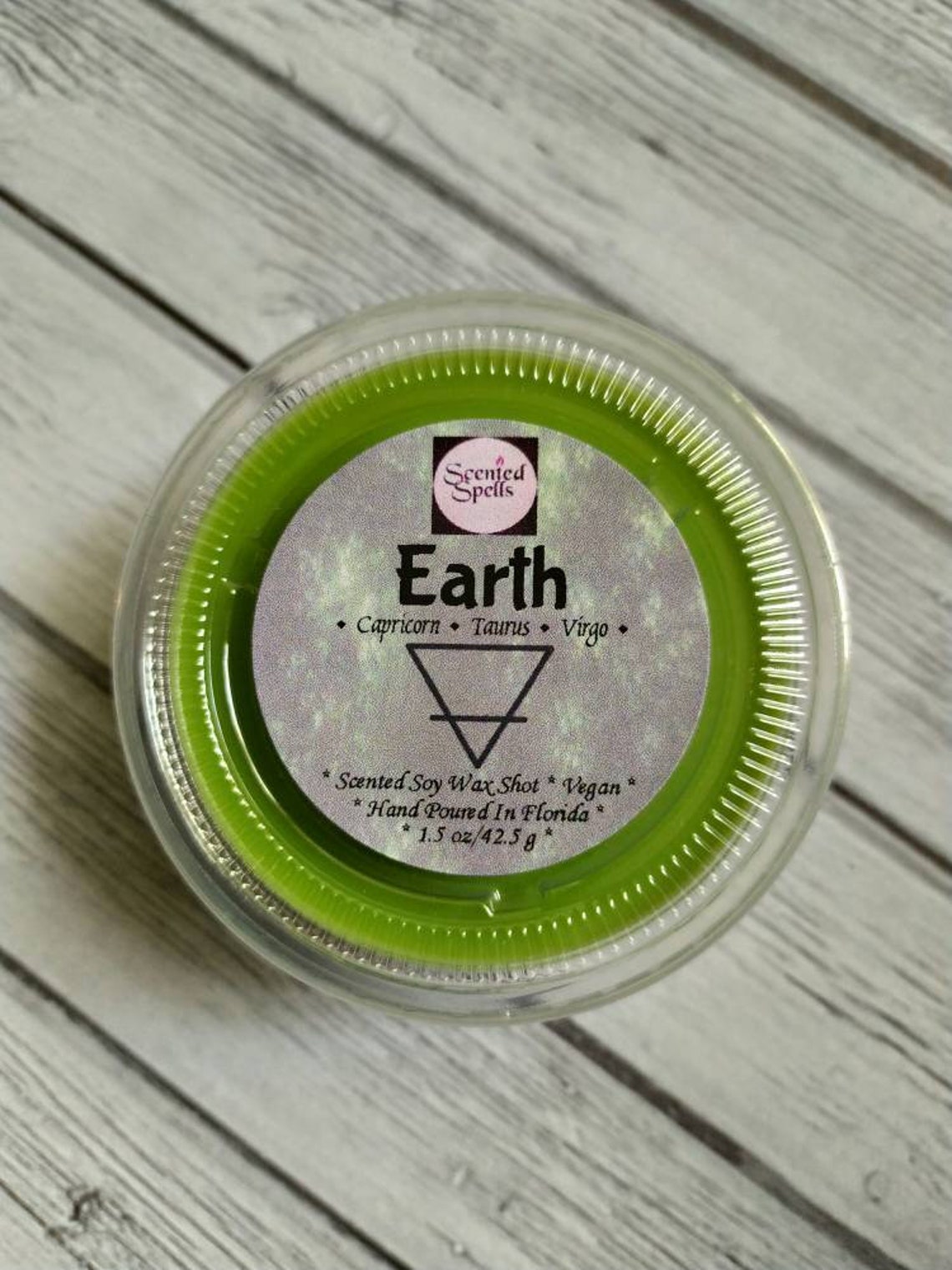 Earth Sign / Soy Wax Shot / Vegan / Virgo Taurus Capricorn / Four ...