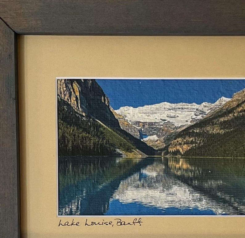 Banff, Lake Louise, Original Photograph, Alberta, Canada, Handmade ...